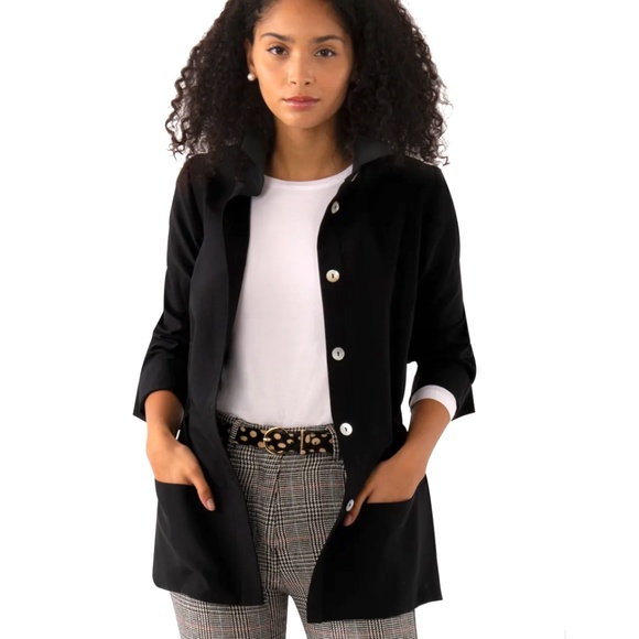 Gretchen Scott Designs | Jackets & Coats | Nwt Gretchen Scott Navy Blue ...